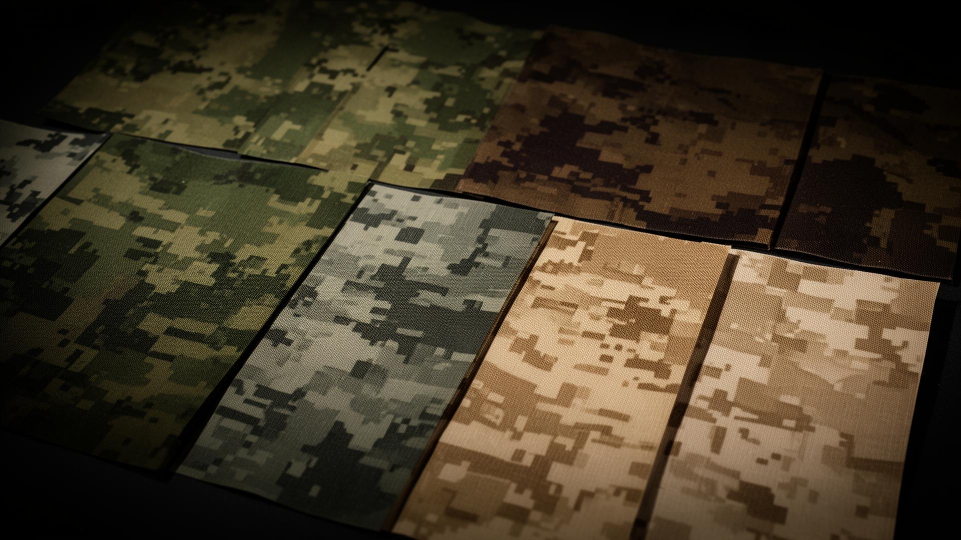 Digital Camouflage Evolution: How Pixelated Military Uniform Colors ...
